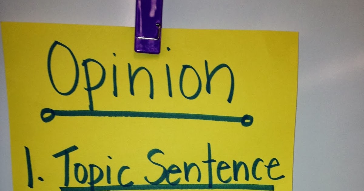 The Resourceful Apple: Opinion Writing 101